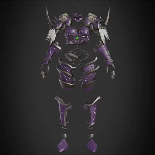 🗺️ World of Warcraft Sylvanas Windrunner Armor for Cosplay・ 3D File for ...