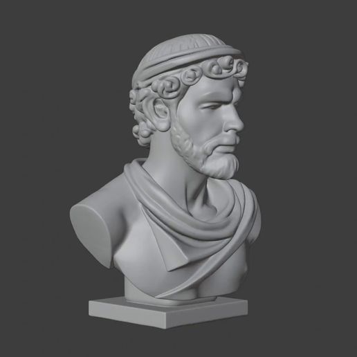👤 Ancient Bust 3D STL Printable - 3D Model STL・ STL File for 3D ...