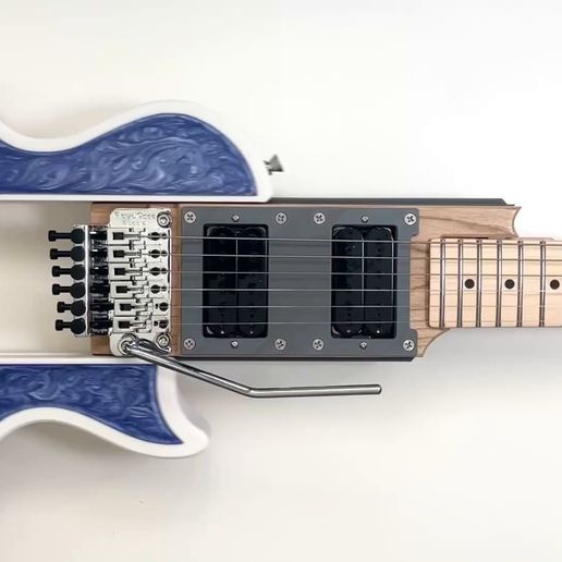 🎸 Modular Guitar Body (Warlock Alien)・ 3D File for 3D printing・Cults