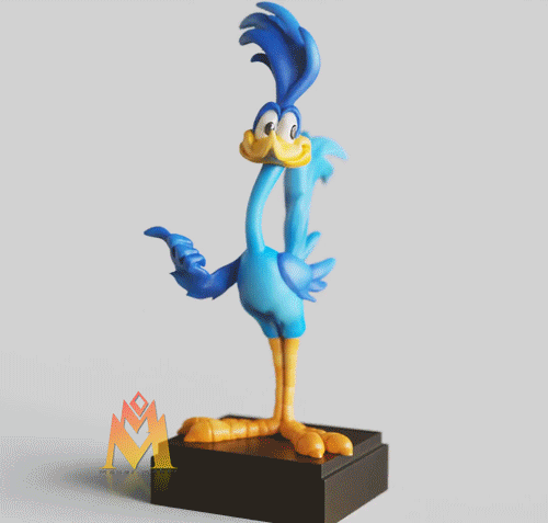 🎄 Road Runner V2-classic cartoons Fanart--standing pose-FANART FIGURINE ...