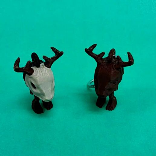 🗝️ Chibi Wendigo Keychain・ STL File for 3D printing・Cults