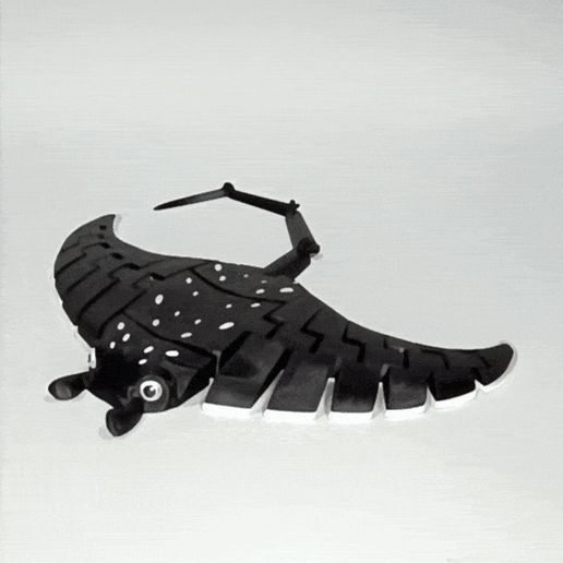 🐠 ARTICULATED_STRINGRAY・ STL File for 3D printing・Cults