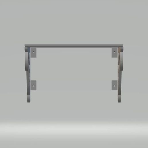 🪞 Bookshelf wall bracket・ STL File for 3D printing・Cults