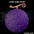 😈 Gomu Gomu no Mi - One Piece・ STL File for ・Cults