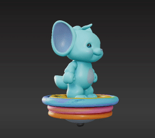 👹 Print-in-Place Gyro Spinner - Cute Monster Fidget Toy・ STL File for ...