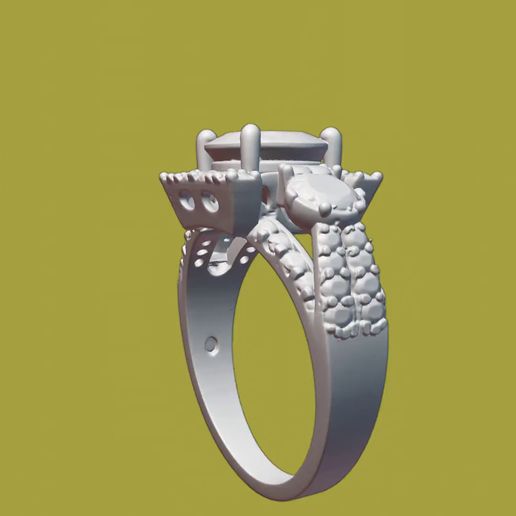 STL file Diamant Ring - STL Printable 💍 ・3D print object to download・Cults