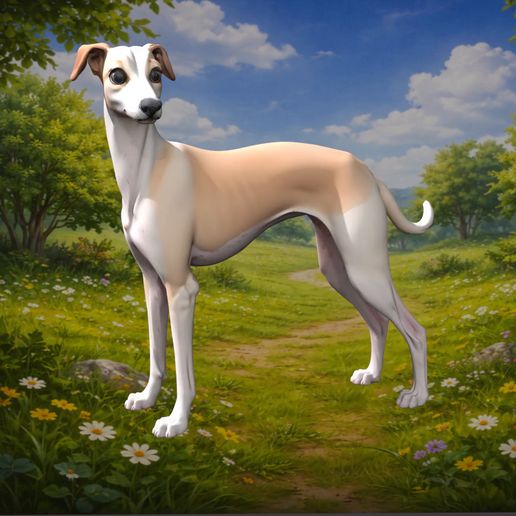 🐕 GREYHOUND - DOG BREEDS - 3D figure Infinity/Disney style・ STL File ...