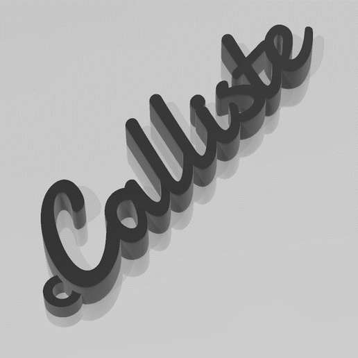 👩 Calliste・ STL File for 3D printing・Cults