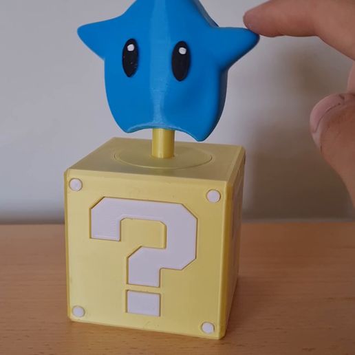 ⭐ Luma Star wobble figure Super Mario・ STL File for 3D printing・Cults