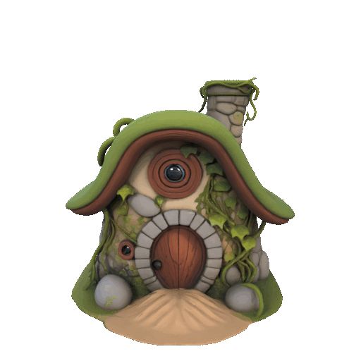 🧚 Fairy Tale Dwarf House 3D Model・ STL File for 3D printing・Cults
