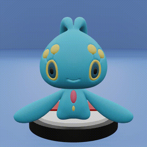 🐉 Pokemon No. 490 Manaphy・ STL File for 3D printing・Cults