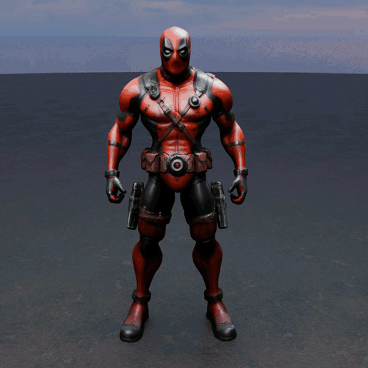 STL file DeadPool 👾 ・3D print design to download・Cults