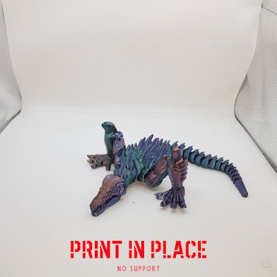 👹 skullcrawler_flexi_printinplace・ STL File for 3D printing・Cults
