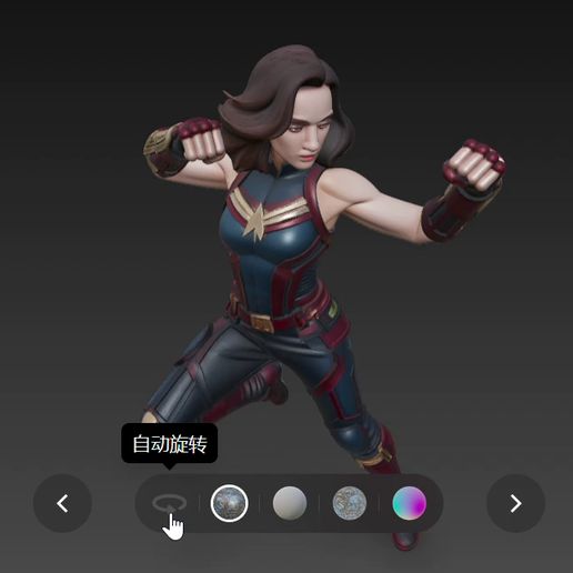 🦸 Realistic Avenger Dilraba - Off-Shoulder Battle Suit Leaping Attack ...