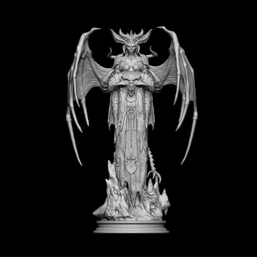 😈 Lilith Diablo IV・ STL File for 3D printing・Cults