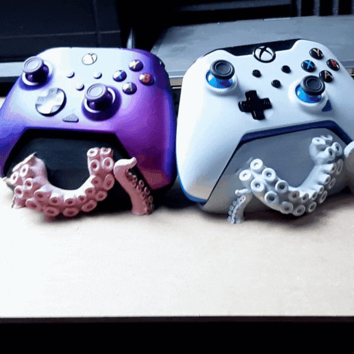 🐙 tentacle controller stand・ STL File for 3D printing・Cults