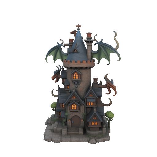 🏠 DRAGONS HOUSE・ STL File for 3D printing・Cults