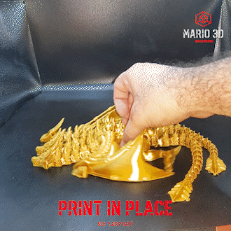 🧸 king_gidora_flexi_print_in_place・ STL File for 3D printing・Cults