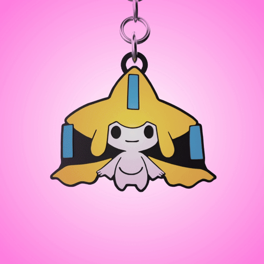 Archivo STL LLAVERO JIRACHI POKEMON KEYCHAIN 385 🐉 (3MF)・Modelo para ...