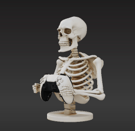 💀 Skeleton Controller Stand - Gothic Gamepad Holder for Gamers・ STL ...