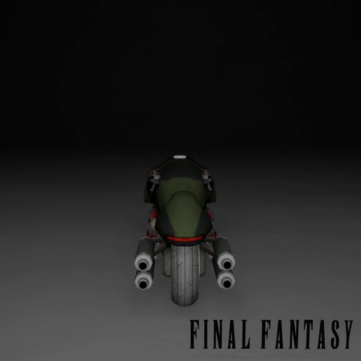 🏍️ Shinra Elite Sentinels Motorcycle - Final Fantasy VII Remake Shinra ...
