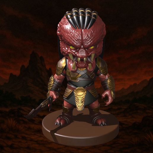 💯 DEK - PREDATOR: BADLANDS - 3D figure Infinity/Disney style (100 mm ...