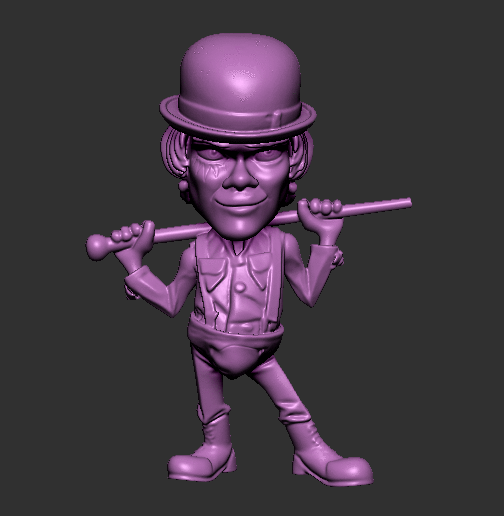 🍊 ALEX DELARGE CLOCKWORK ORANGE・ STL File for 3D printing・Cults