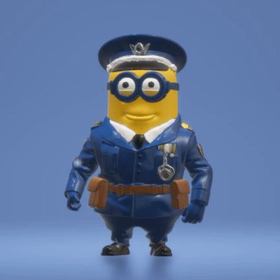 👹 Minion militaire - Despicable Me・ STL File for 3D printing・Cults