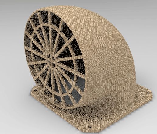 STL file FAN CASE VOLTA PURE SINE VAVE UPS ⚙️ ・Model to download and 3D ...