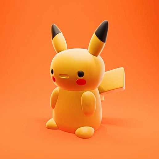 STL file Pikachu PokeNots / Pokemon 🐉 ・3D print model to download・Cults