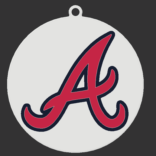 🎄 MLB - Atlanta Braves - Christmas Ornament・ STL File for 3D printing・Cults