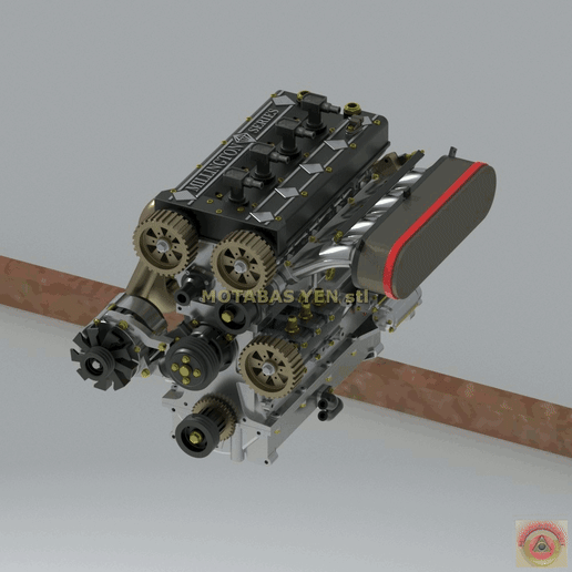 💎 MILLINGTON DIAMOND - ENGINE・ STL File for 3D printing・Cults