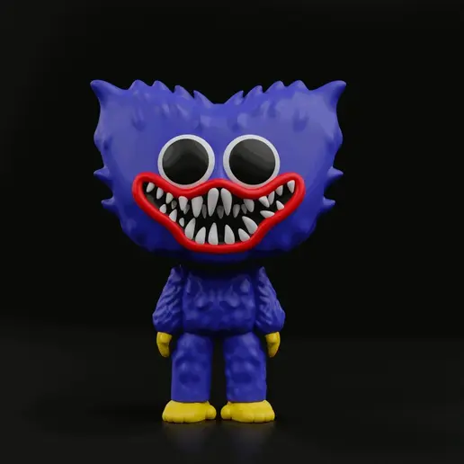 🎃 huggy wuggy funko pop from the poppy playtime・ STL File for 3D ...