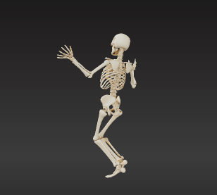 skeleton dancing gif