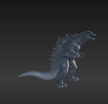 👹 Articulated Monster Godzilla Flexi Toy – Printable Single-Piece Model ...