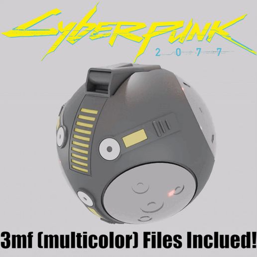 🪖 Cyberpunk 2077 Full Grenade Bundle V4 / Military Airsoft Cosplay 3mf ...