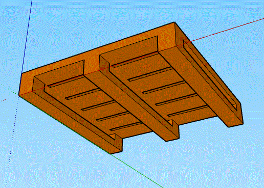 🚗 Pallet (no scale)・Free STL File for 3D printing・Cults