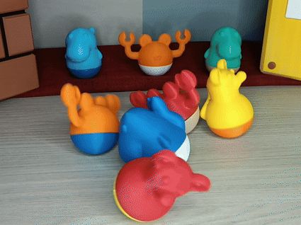 ⚖️ Weebles Toys, rolling but not falling! STL 3MF・Free STL File for 3D ...