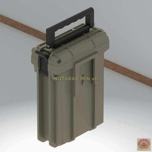 📦 TACTICAL RUGGED BOX - VERTICAL EVO・ STL File for 3D printing・Cults