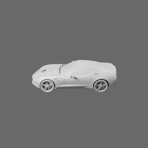 🚙 Chevrolet Corvette (2014) – 3D Printable C7 American Sports Car Model ...