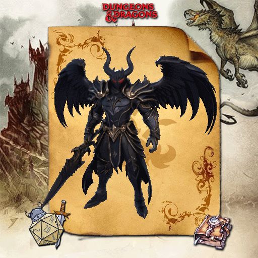 🎨 Lucifer the Dark Knight - Dungeons and Dragons style - Fan Art・ STL ...