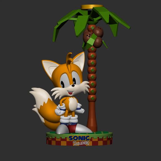 👾 Tails Classic・ 3D File for 3D printing・Cults