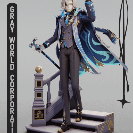 🎁 Neuvillette "Melusent Gift" | Genshin Impact・ 3D File for 3D printing ...