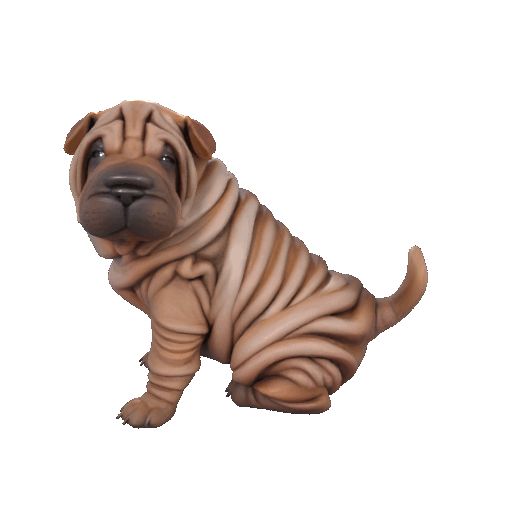 🐕 Shar Pei・Archivo STL para Impresión 3D・Cults
