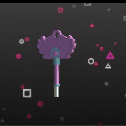 🔑 Hide and seek key - Squid Game Square, triangle and circle・ STL File ...