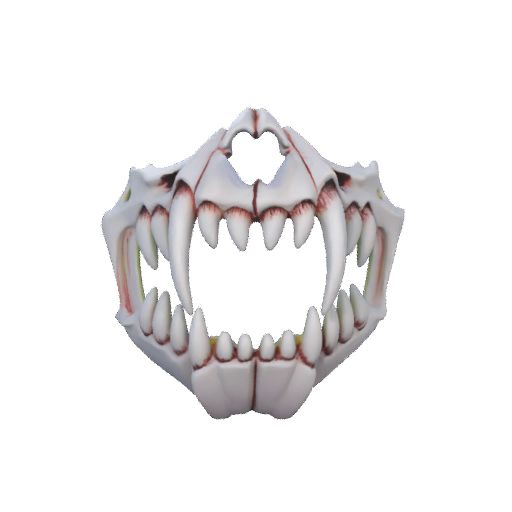 💀 Demon Skull Jaw 3D Model - Horror Monster Teeth Fangs・ 3D File for 3D ...