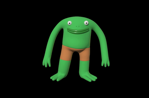 🐸 Mr. Frog・ STL File for 3D printing・Cults