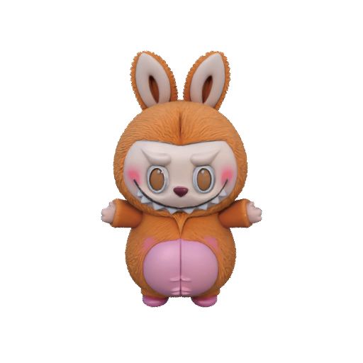 🍊 Labubu orange・Free 3D File for 3D printing・Cults