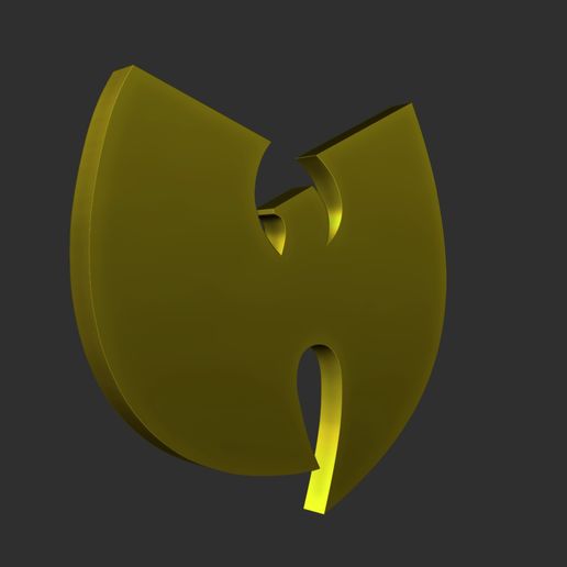🎨 Wu-Tang Clan Logo・ STL File for 3D printing・Cults