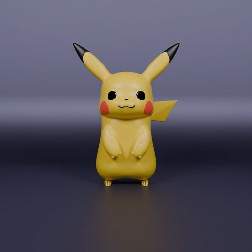 Free STL file POKEMON FANART - PIKACHU (MODERN) 🐉 ・3D printable model ...